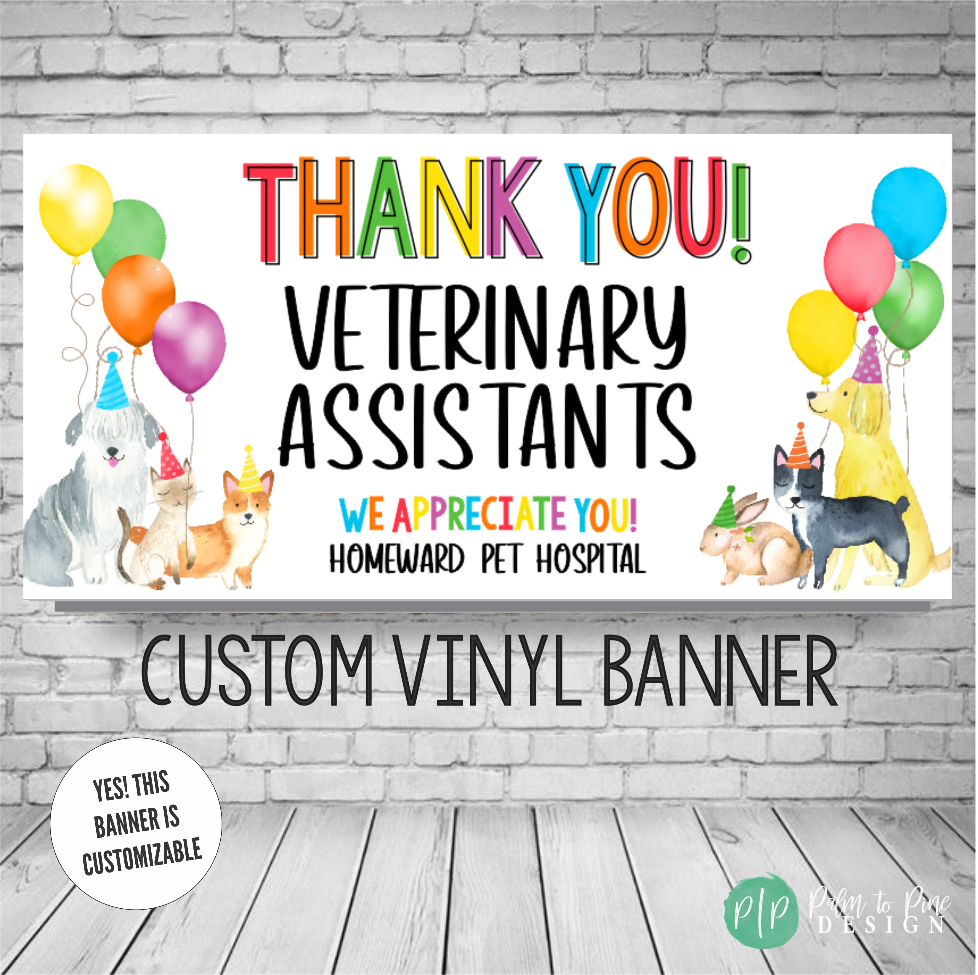 Veterinarian Appreciations Banners and Personalized Veterinary Gifts ...