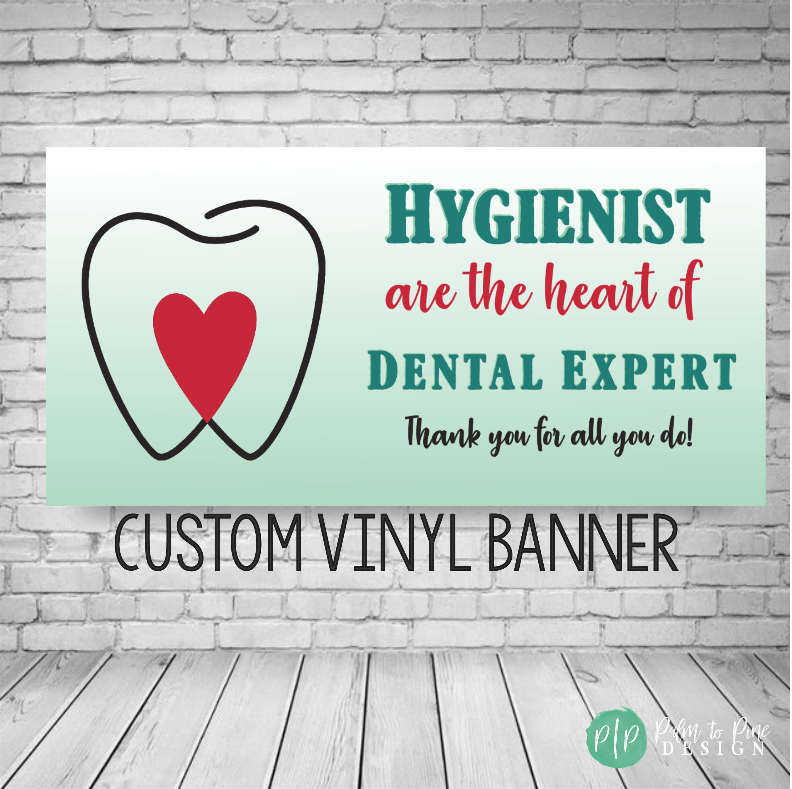 Dental Assistant Appreciation Thank You Sign – Palm to Pine Design